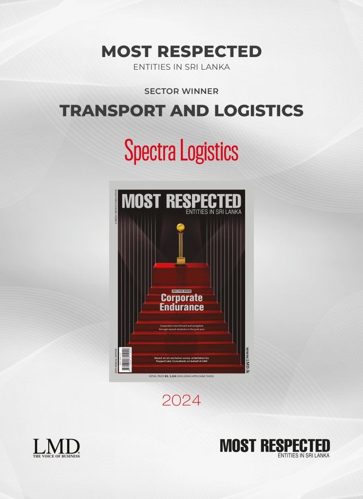 Spectra Logistics recognized by LMD Spectra Logistics
